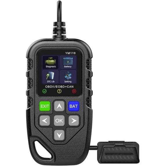 Universal OBD II Scanner Diagnostic Tool Engine Fault Code Reader CAN ...