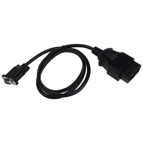 Universal OBD2 16Pin TO DB9 RS232 Adapter Cable Car Auto Diagnostic ...