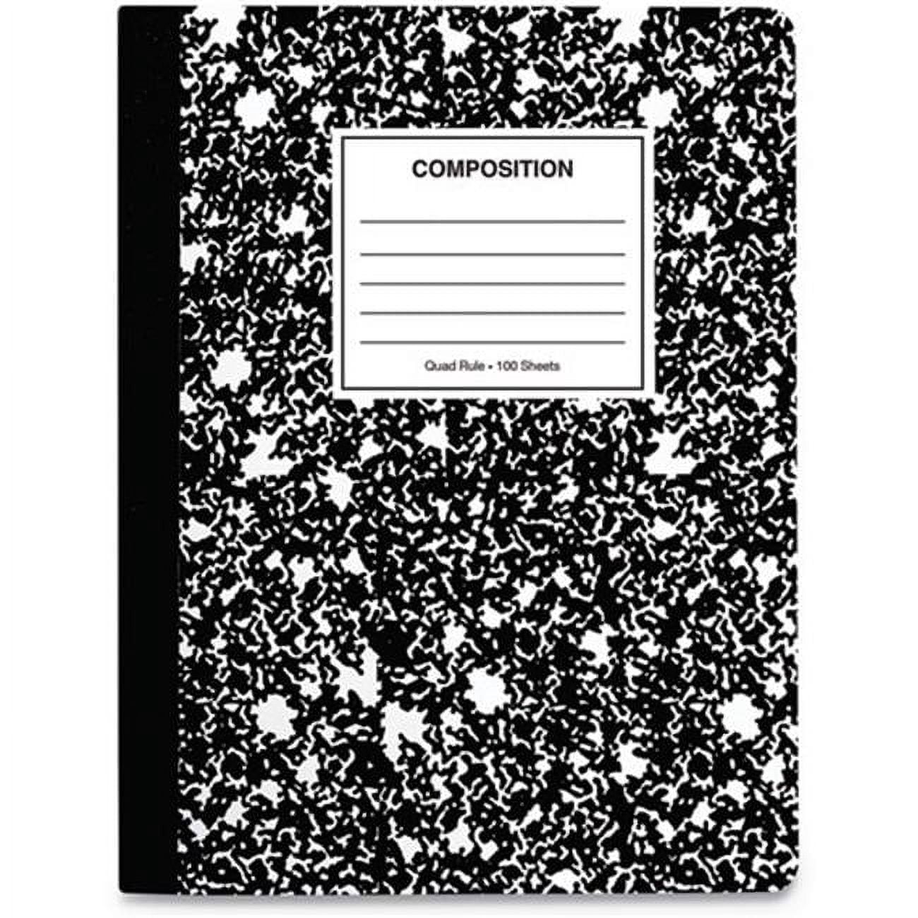Universal Office Products 7.5 x 9.75 in. Quad Rule Composition Book ...