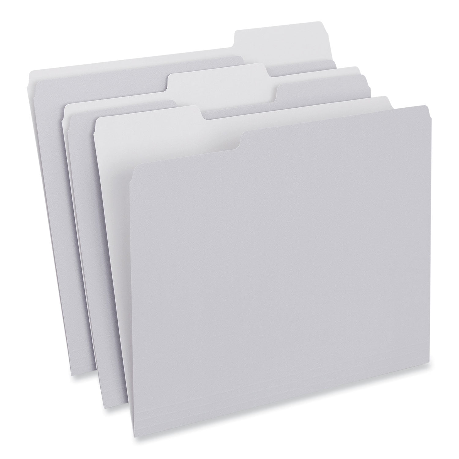 Universal Office Products Top Tab File Folders, 1/3-cut Tabs: Assorted ...
