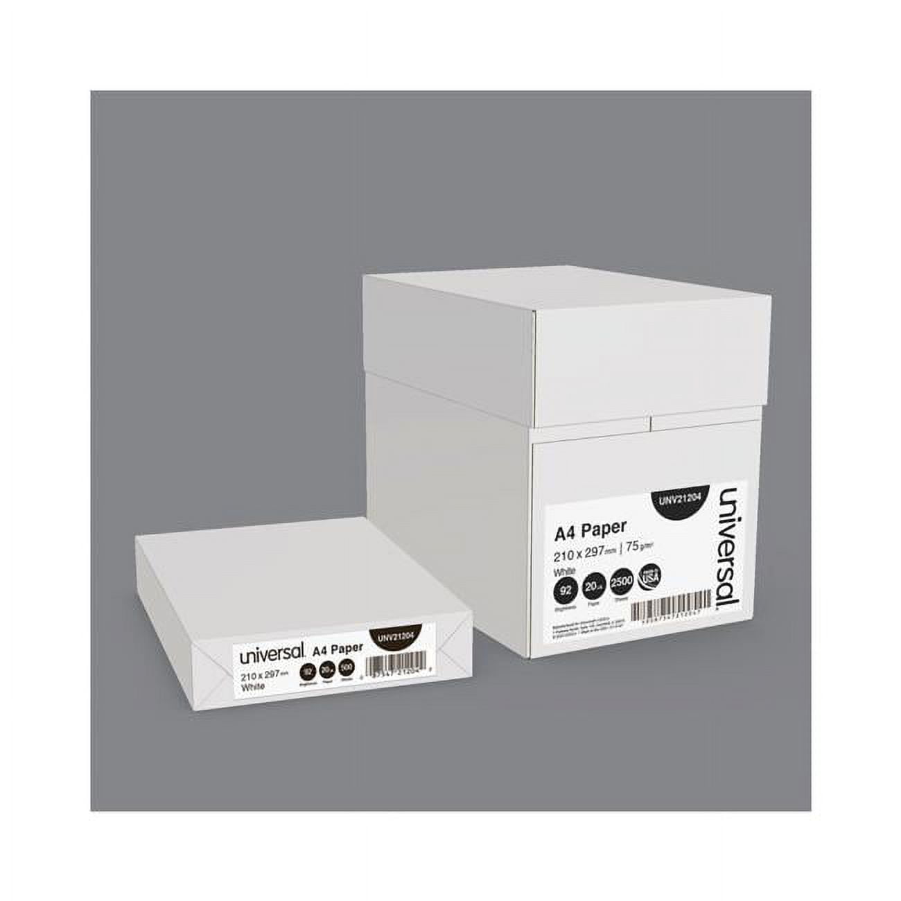 Universal Office Products UNV21204 92 Bright Copy Paper, White ...