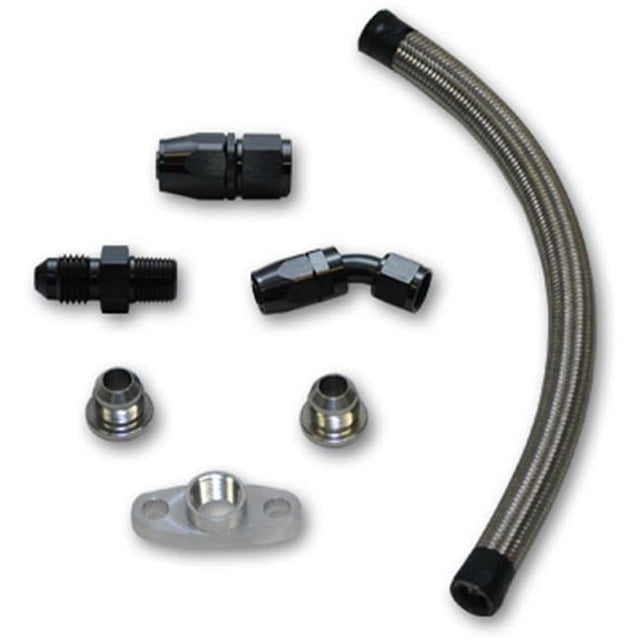 Universal Oil Drain Kit T3-T4 Top Mount Turbo Setups - Walmart Business ...