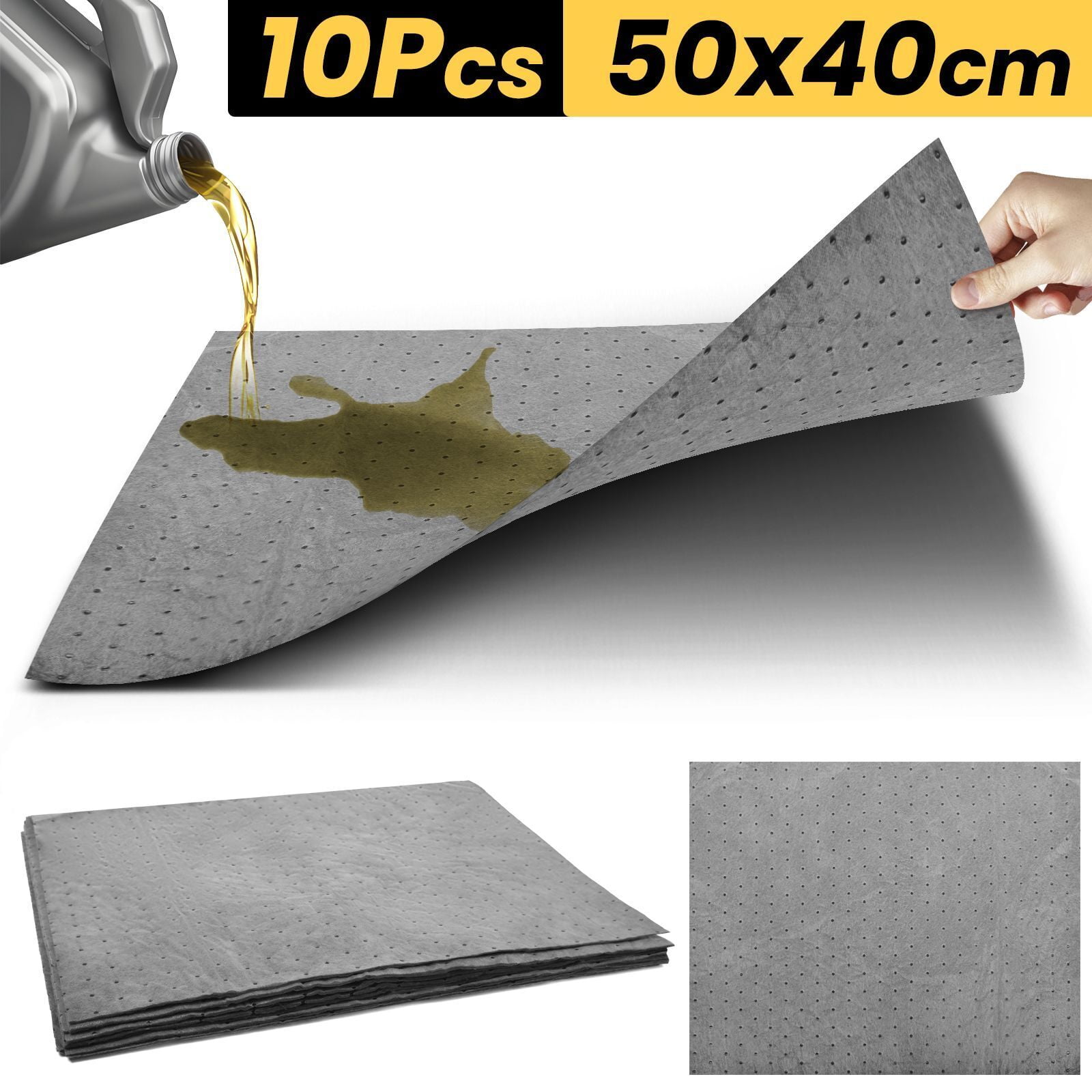Universal Oil Spill Absorbent Pads Fuel Oil Spill Soak Mats Spill ...