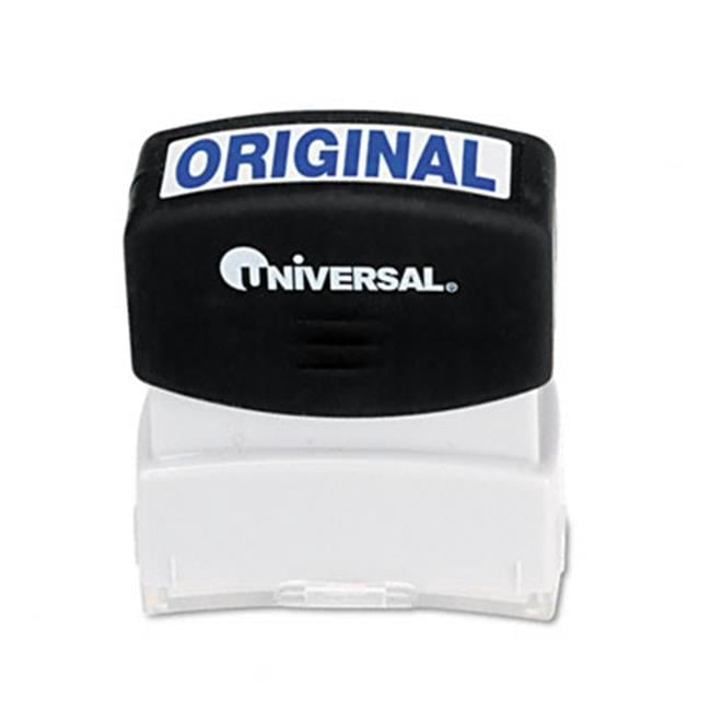Universal One-Color Message Stamp Original Pre-Inked/Re-Inkable Blue ...