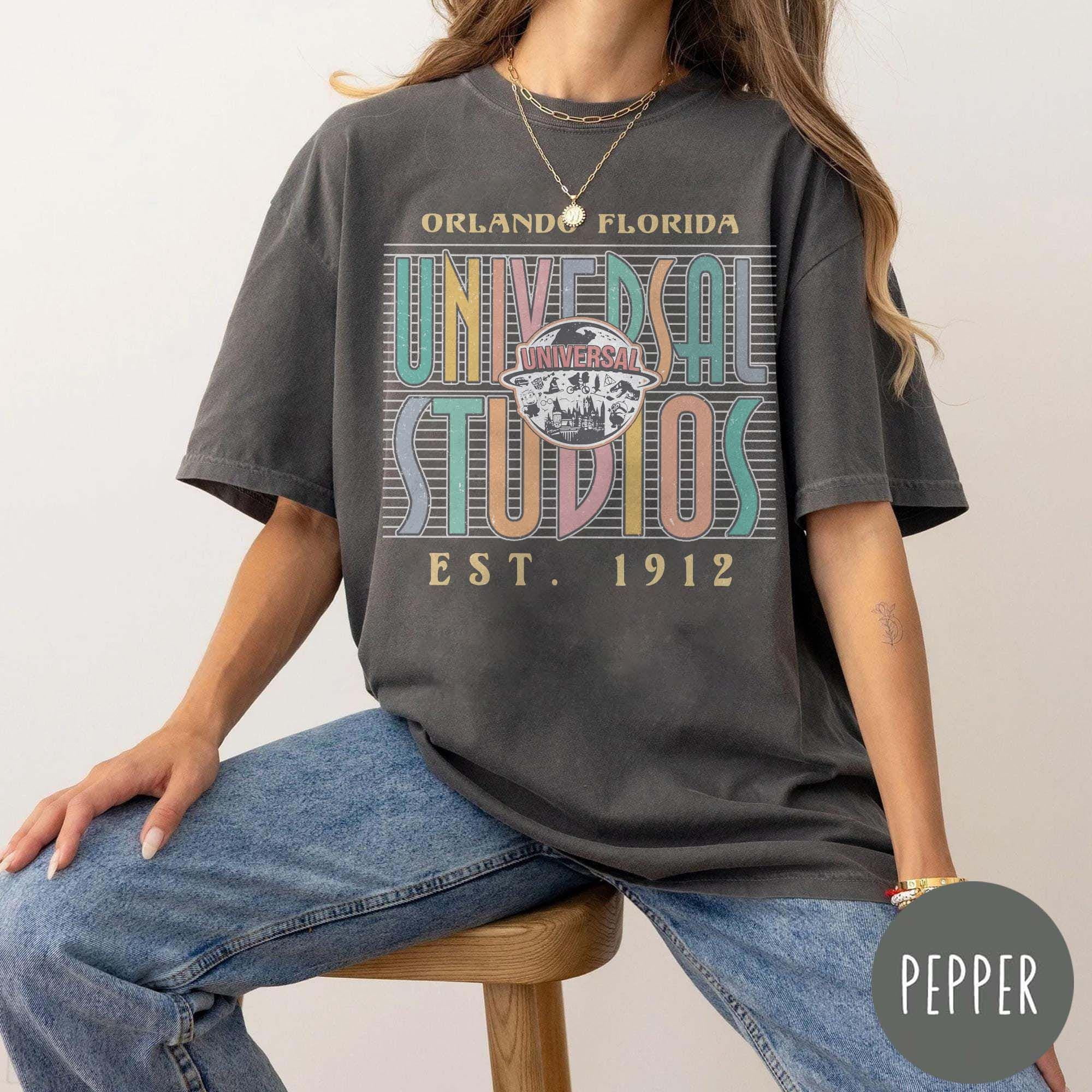 Universal Orlando 2024 Trip Shirt, Retro Disney Theme, Disneyworld And ...