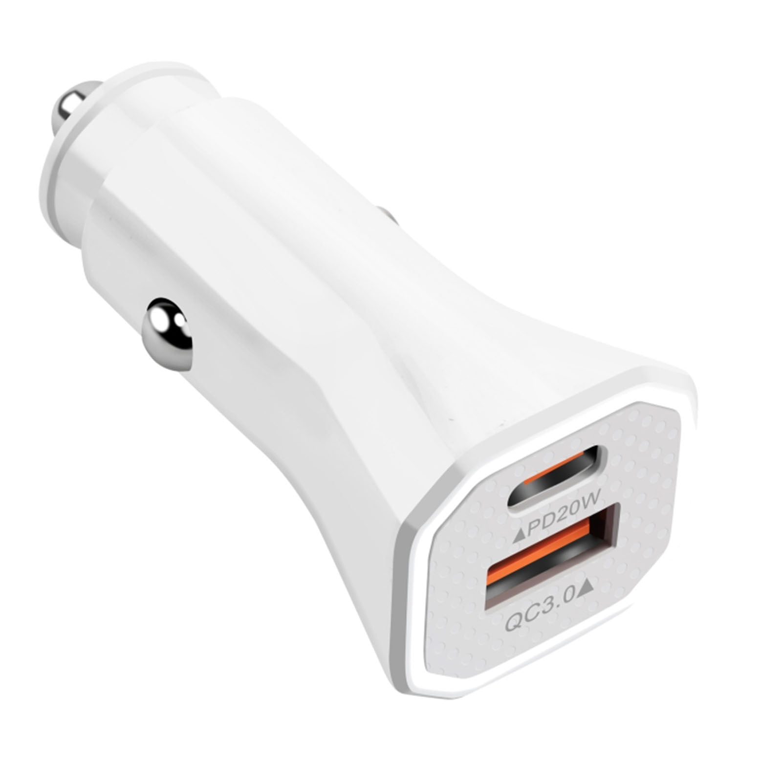 Universal PD20W Fast Car Charger USB+Type-C Ports Adapter Socket Kit ...