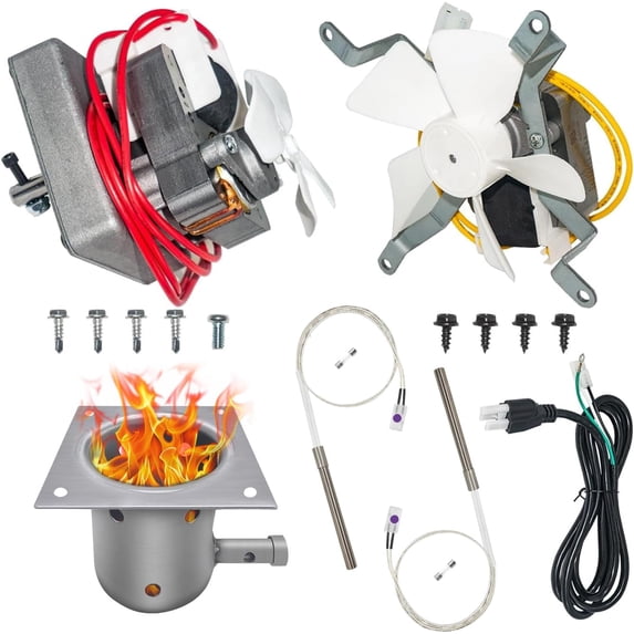 Universal PRO 6-in-1 Pellet Grill Upgrade Kit (2.0 RPM Auger Motor ...