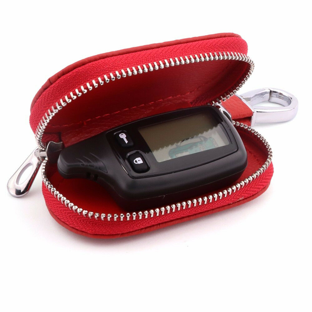 Universal PU Leather Auto Car Smart Remote Key Holder Bag Fob Case ...
