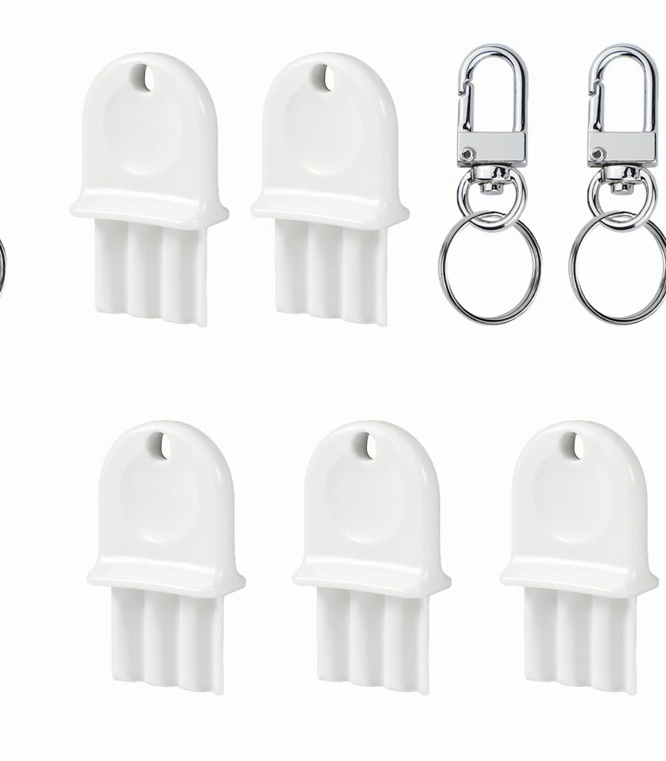 Universal Paper Towel Dispenser Key Set - 5 Pack Keychain for Waffle ...