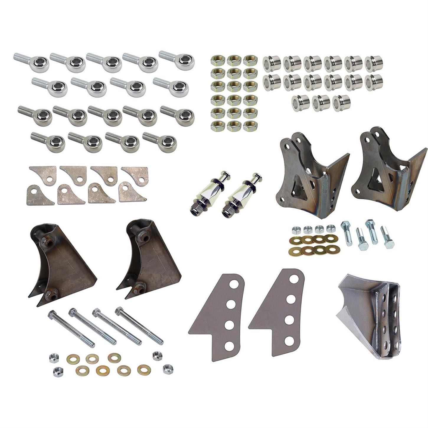 Universal Parallel 4-Bar Rear Suspension Bracket Fabricator Kit ...
