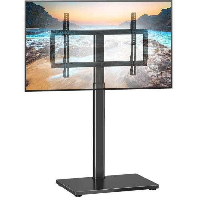 Universal Pedestal TV Stand with Bracket for 32"-75" TVs Floor TV Stand ...