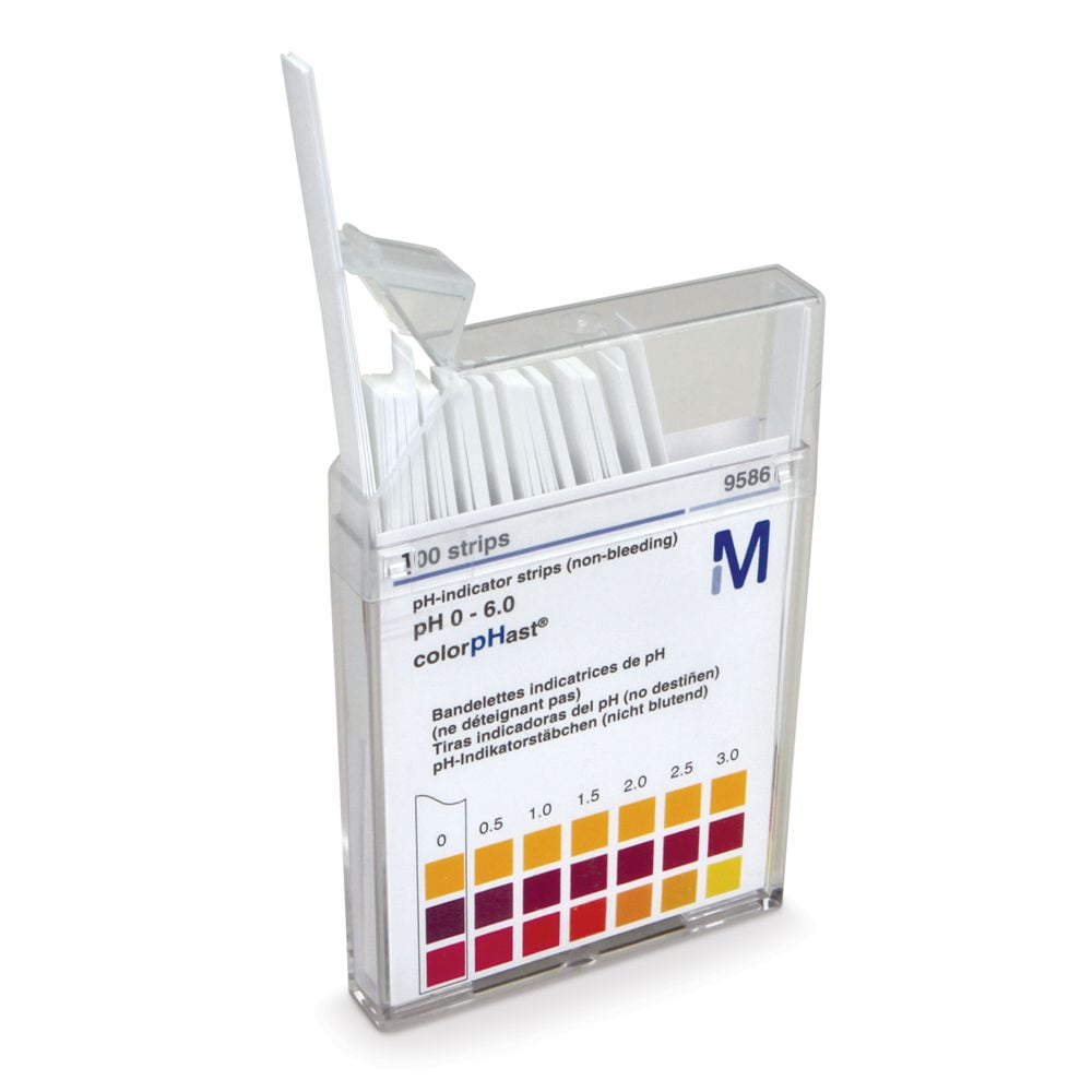 Universal Ph Indicator Strips, Range 0-6, Pack Of 100 - Walmart.com