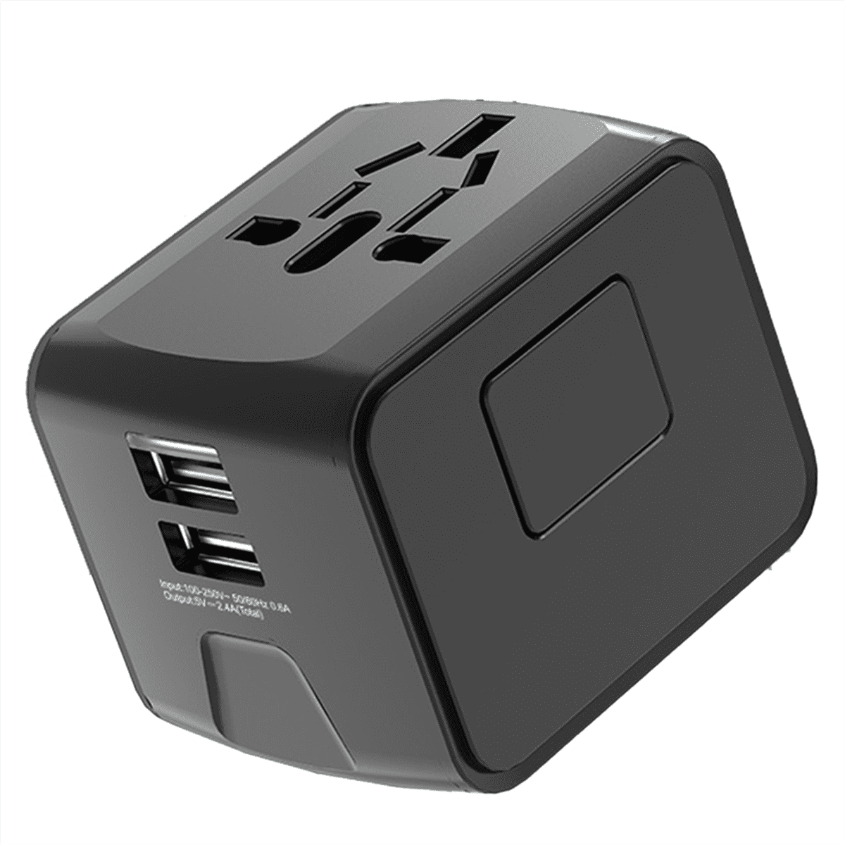 Universal Phone Charger Travel Power Plug Adapter with Dual USB ...