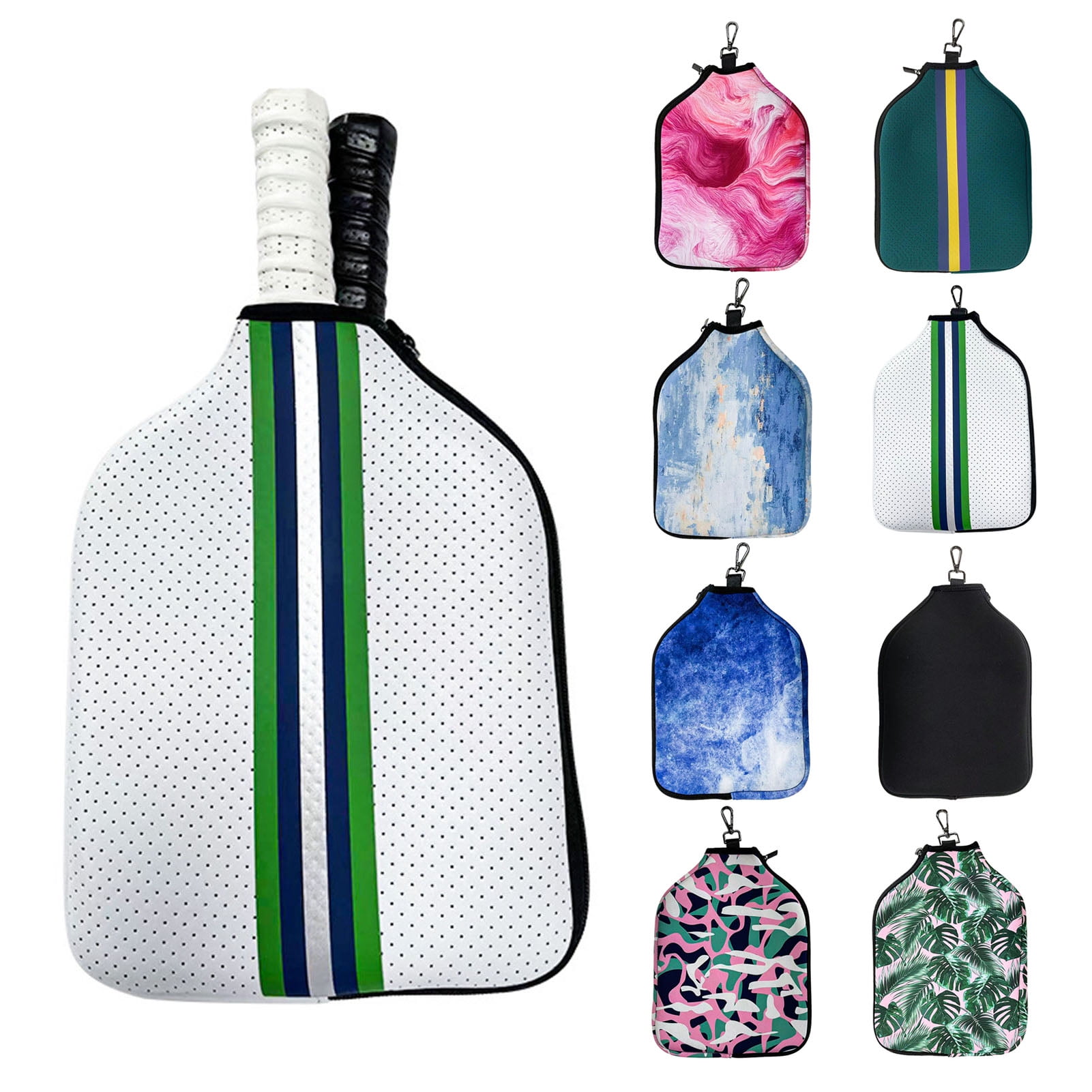 Universal Pickleball Paddle Cover with Pocket Zipper Closure Waterproof ...