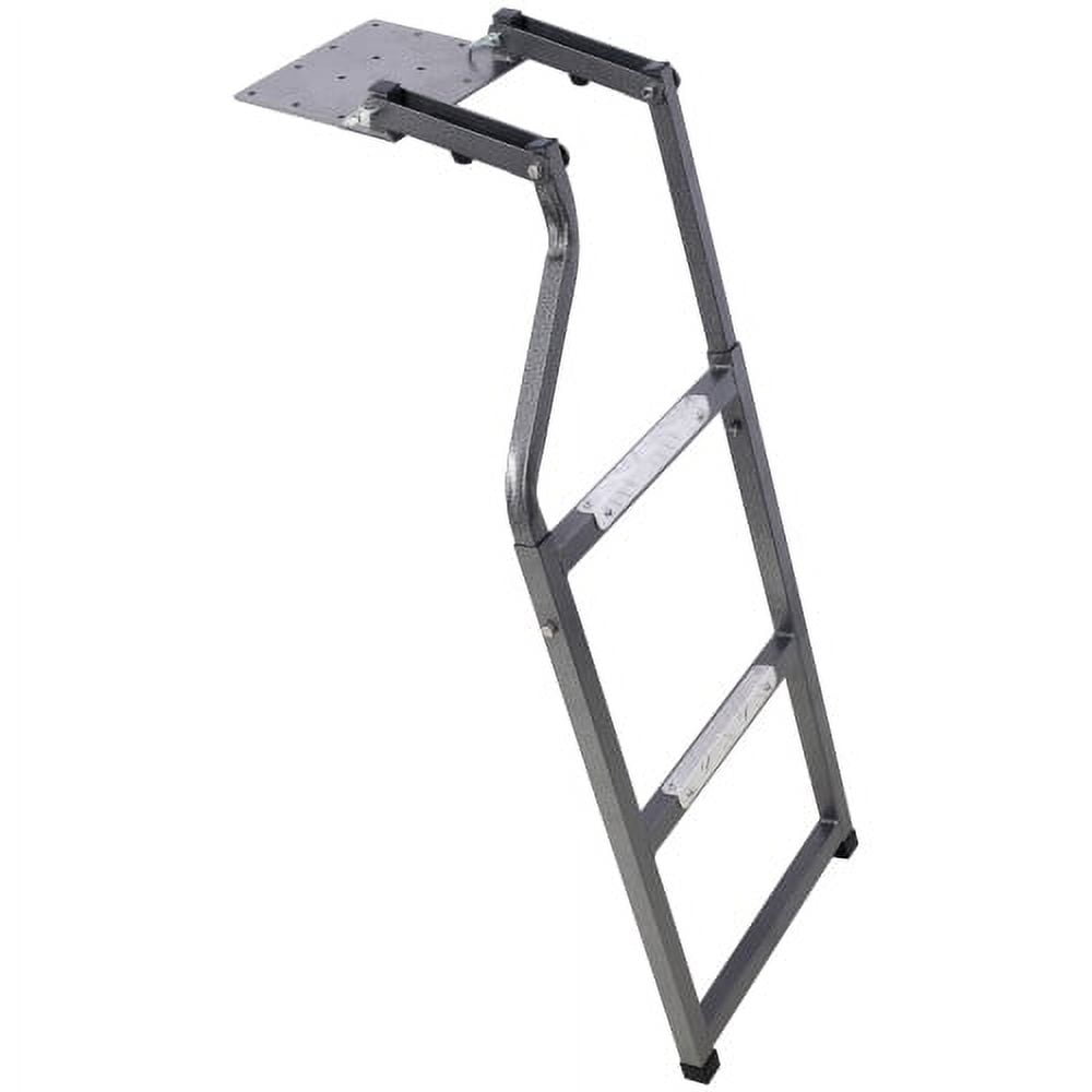 Universal Pickup Truck Tailgate Ladder - Heavy-Duty Aluminum Step Grip ...
