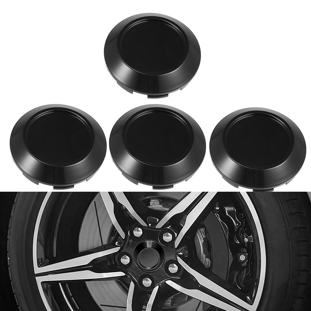 Universal Piece of 4 8 Clips 76mm Dia Car Wheel Tyre Center Hub Cap ...
