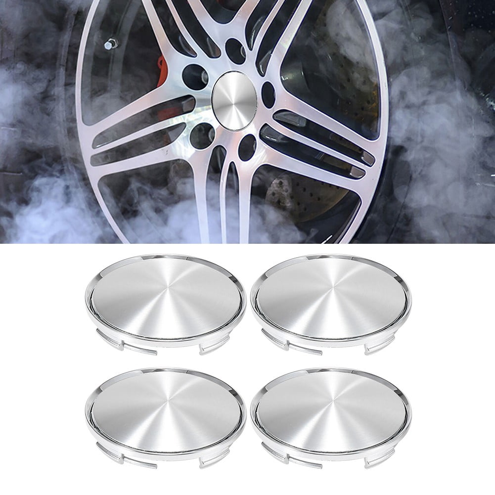 Universal Piece of 4 Car 62mm Dia 4 Clips Wheel Center Hub Cap Cover ...