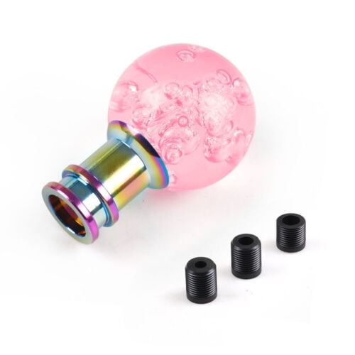 Universal Pink Acrylic Shift Knob Head Manual Transmission Shifter ...