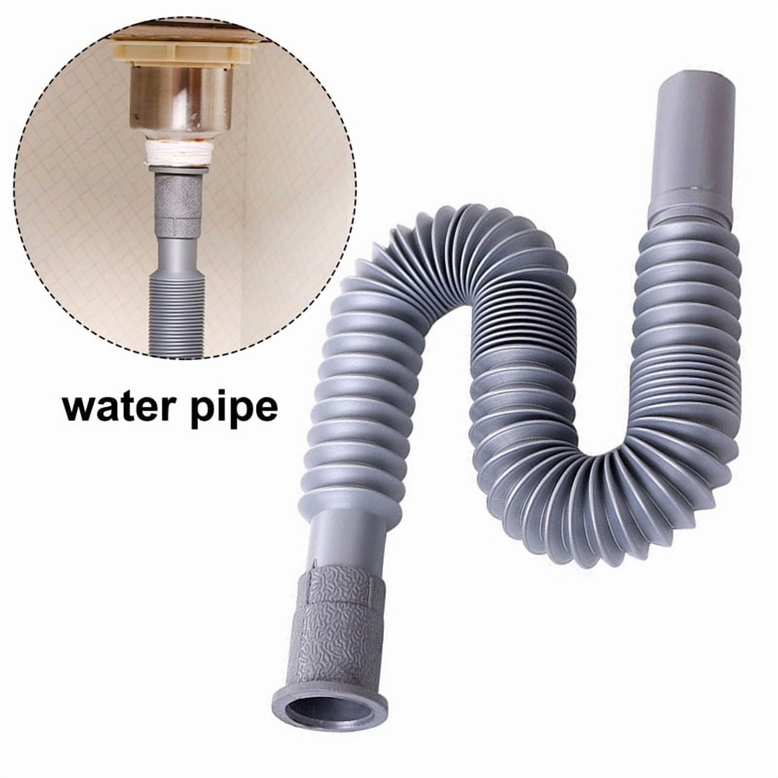 Universal Plastic Flexible Kitchen Basin Strainer Sink Extension ...