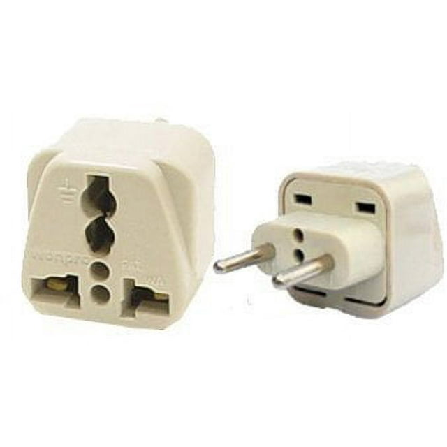 Universal Plug Adapter for Europe Travel - converts any plug to 4mm. 2 ...