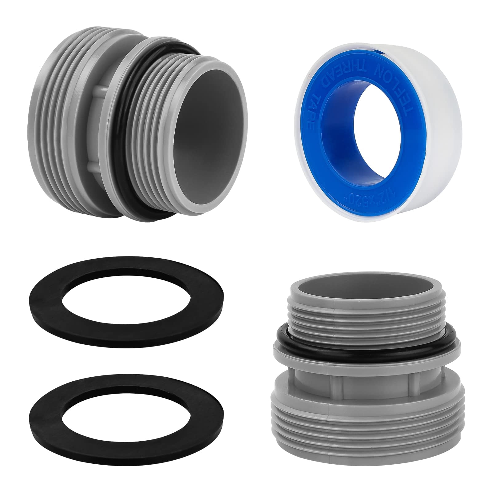 Universal Pool Hose Adapter Kit - 40mm to 1.5 Inch Conversion Set for ...