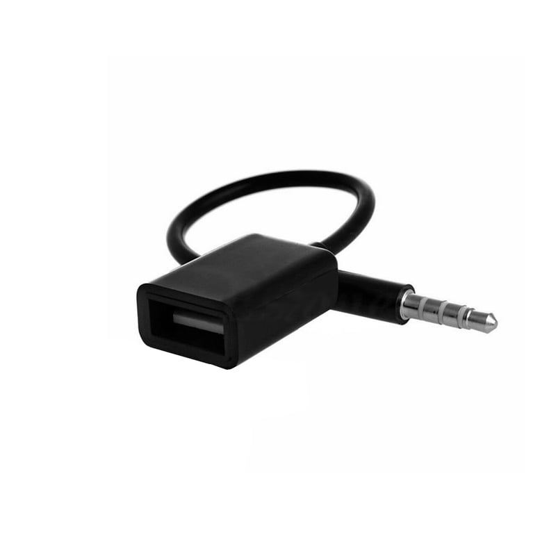 Universal Portable 3.5mm Male AUX Audio Plug Jack To USB Port Adapter ...
