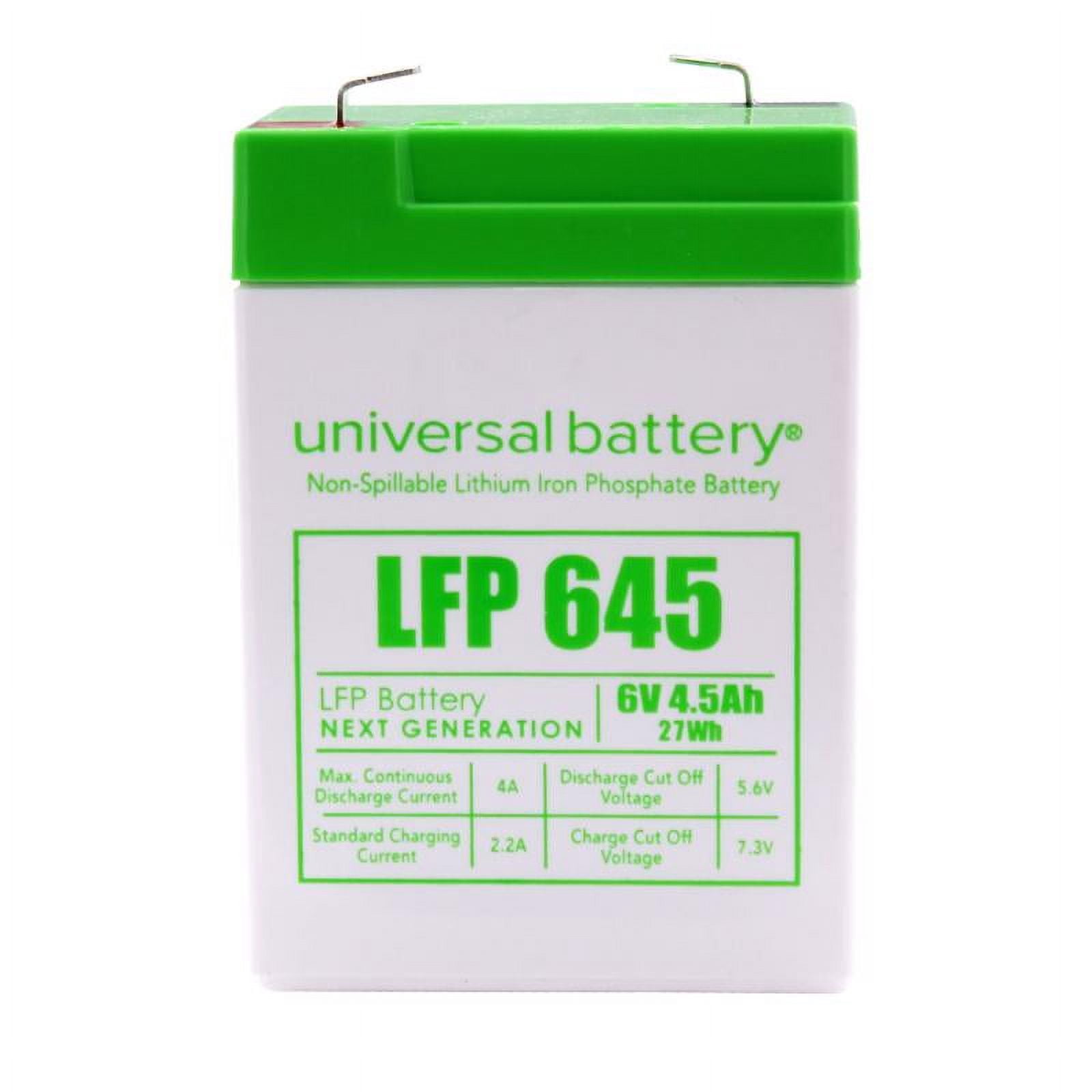 Universal Power Group LFP645 4.5 Ah 6 V Universal Battery - Walmart.com