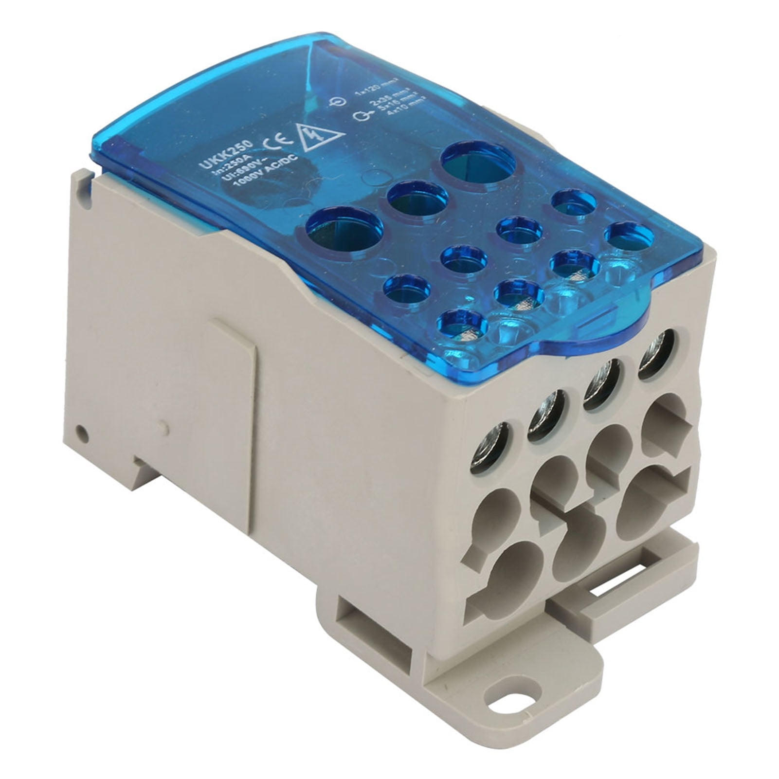 Universal Power Junction Box Distribution Box Din Rail Terminal Block ...