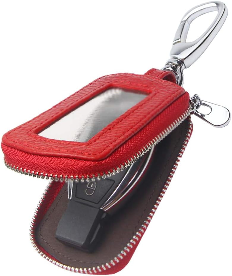 Universal Premium Car Key Fob Case Genuine Leather Car Smart Key fob ...