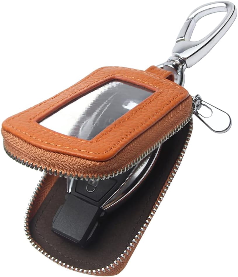 Universal Premium Car Key Fob Case Genuine Leather Car Smart Key fob ...