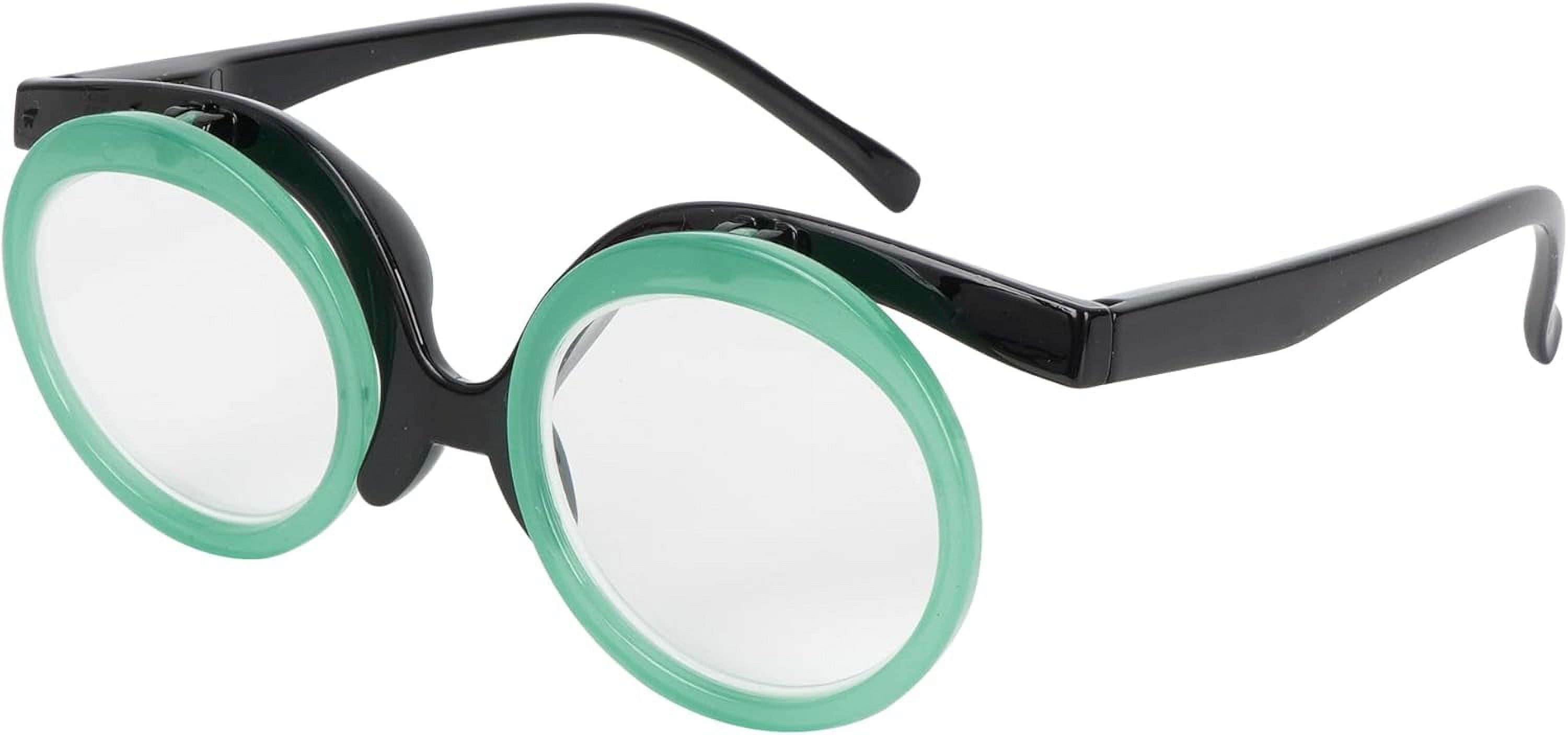 Universal Presbyopic Glasses Folding Magnifying Reading Eyeglasses Flip ...