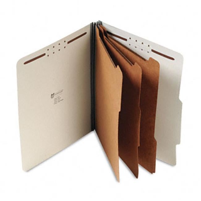Universal Pressboard Classification Folder- Gray - Letter Size - 8 ...