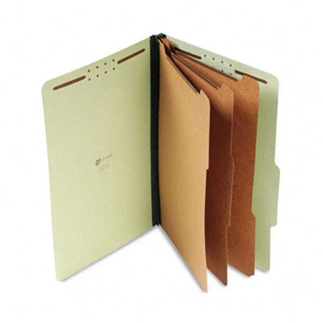 Universal Pressboard Classification Folder - Green - Legal Size - Eight ...