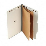 Universal Pressboard Classification Folders, Letter, Six-Section ...