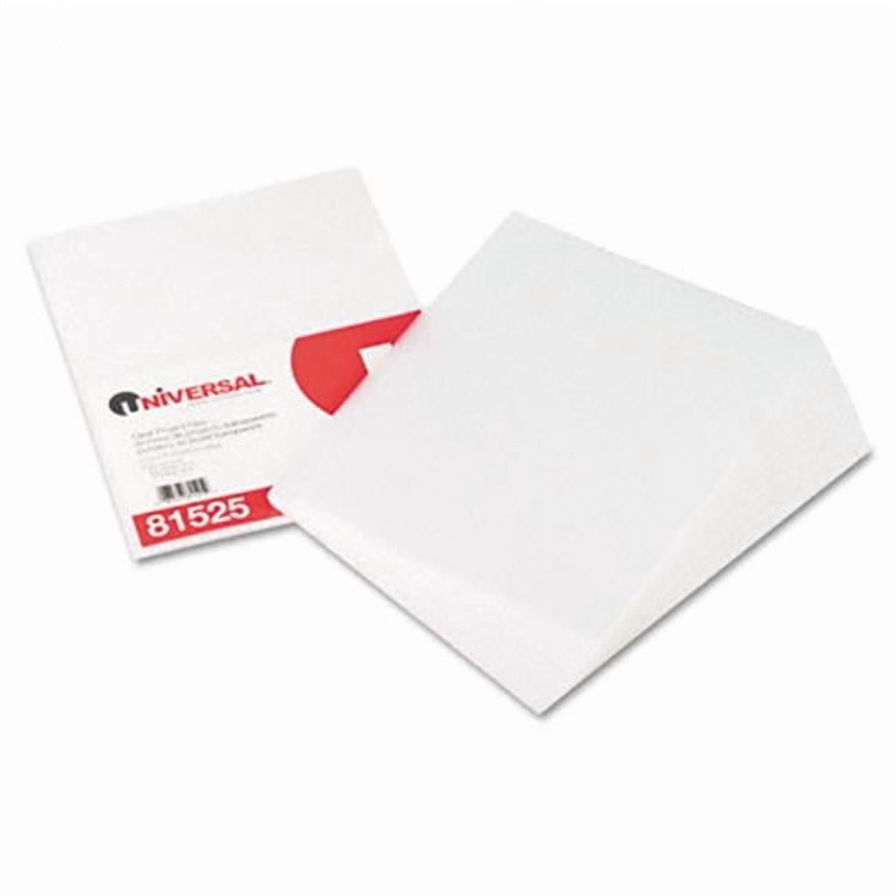 Universal Project Folders Jacket Poly Letter Clear 25 Pack - Walmart.com