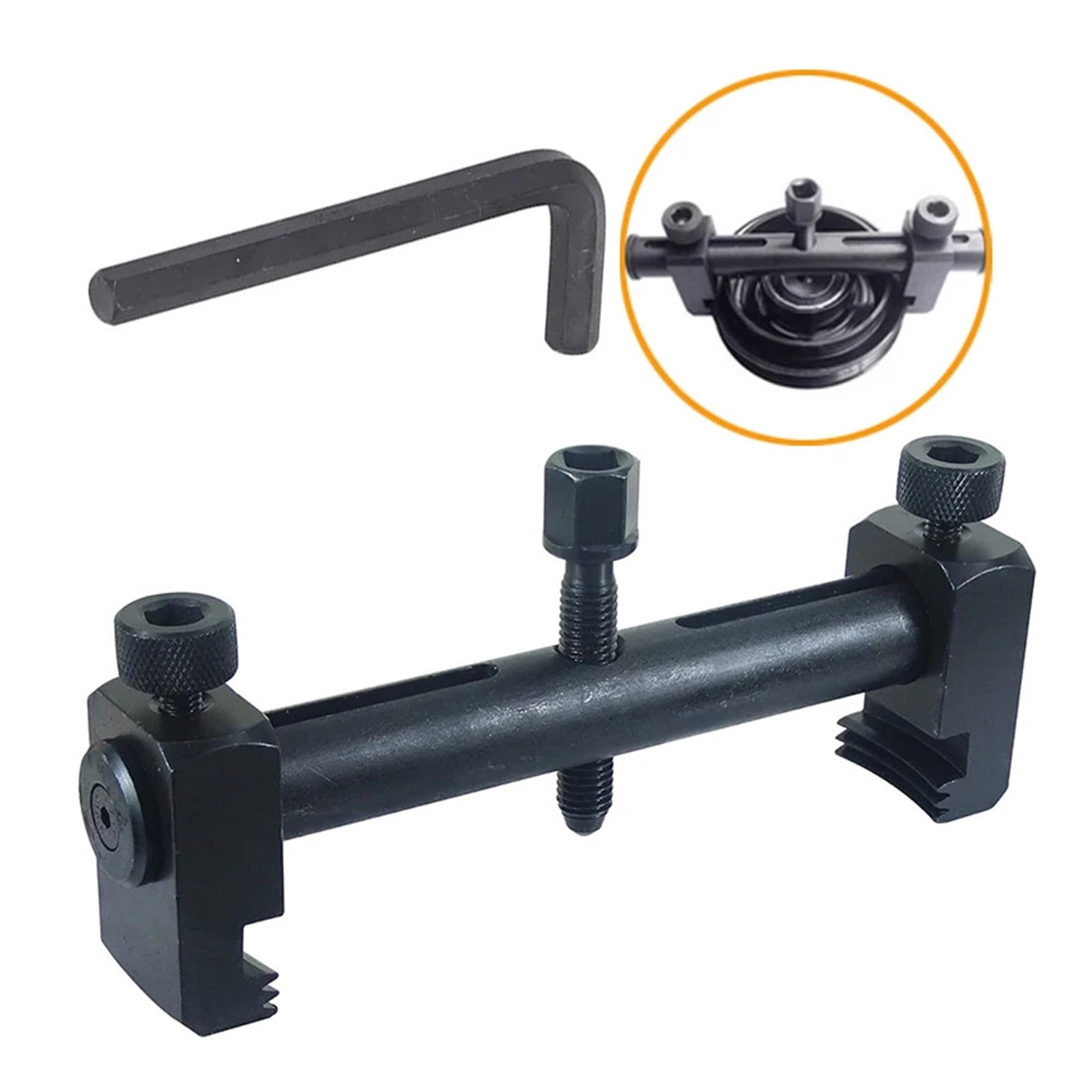 Universal Puller for Ribbed Drive Pulley Crankshaft Remover Kit with ...