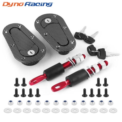 Universal Racing Car Flush Mount Quick Release Hood Latch Pin Key ...