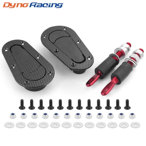 Universal Racing/Car Flush Mount Quick Release Hood Latch Pin No Key ...