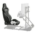 Universal Racing Simulator Cockpit with Reclining Bucket Seat ...