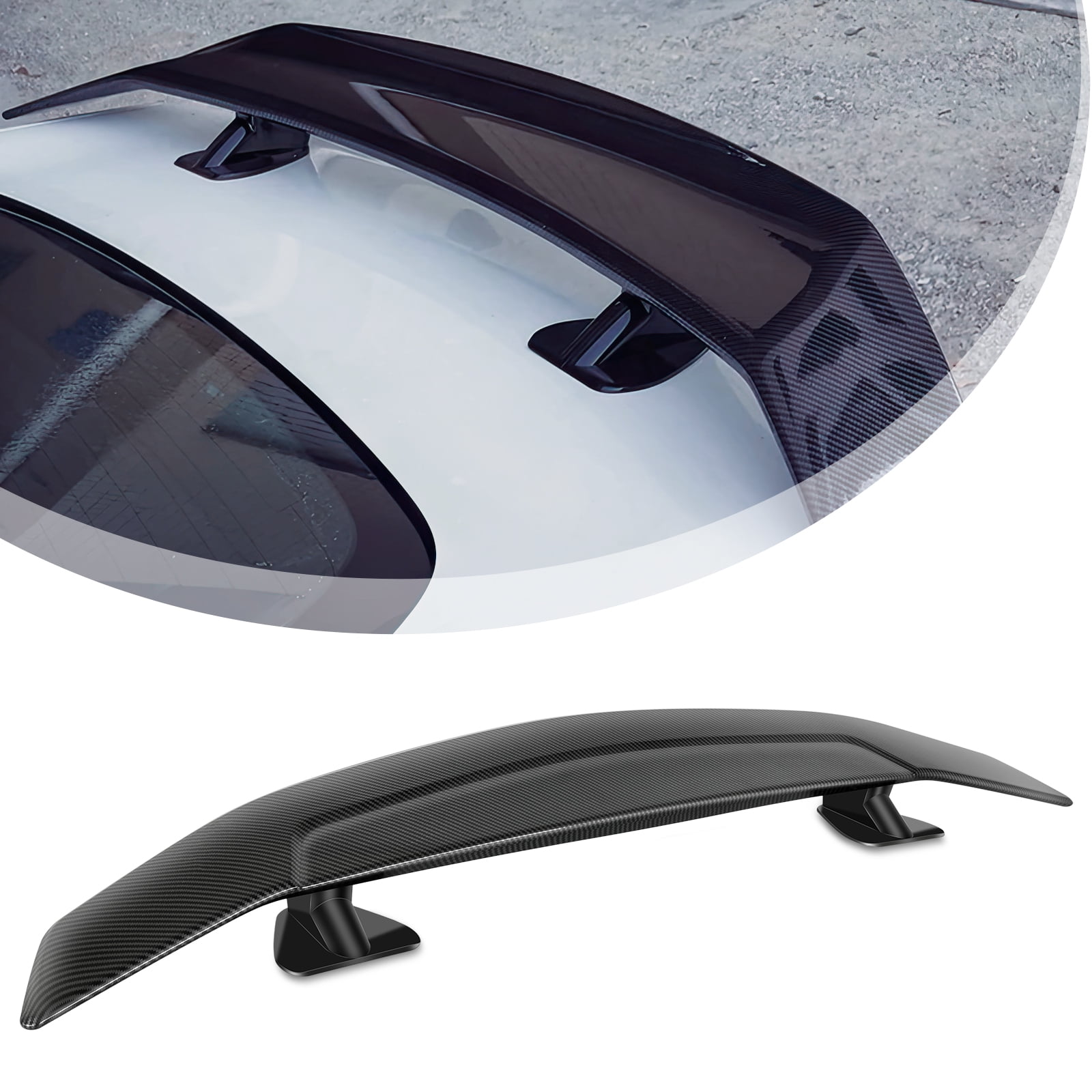 Universal Rear Spoiler Wing 47" GT Style Trunk Spoiler Wing Universally ...