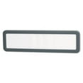 Universal Recycled Cubicle Nameplate with Rounded Corners, 9 x 2.5 ...