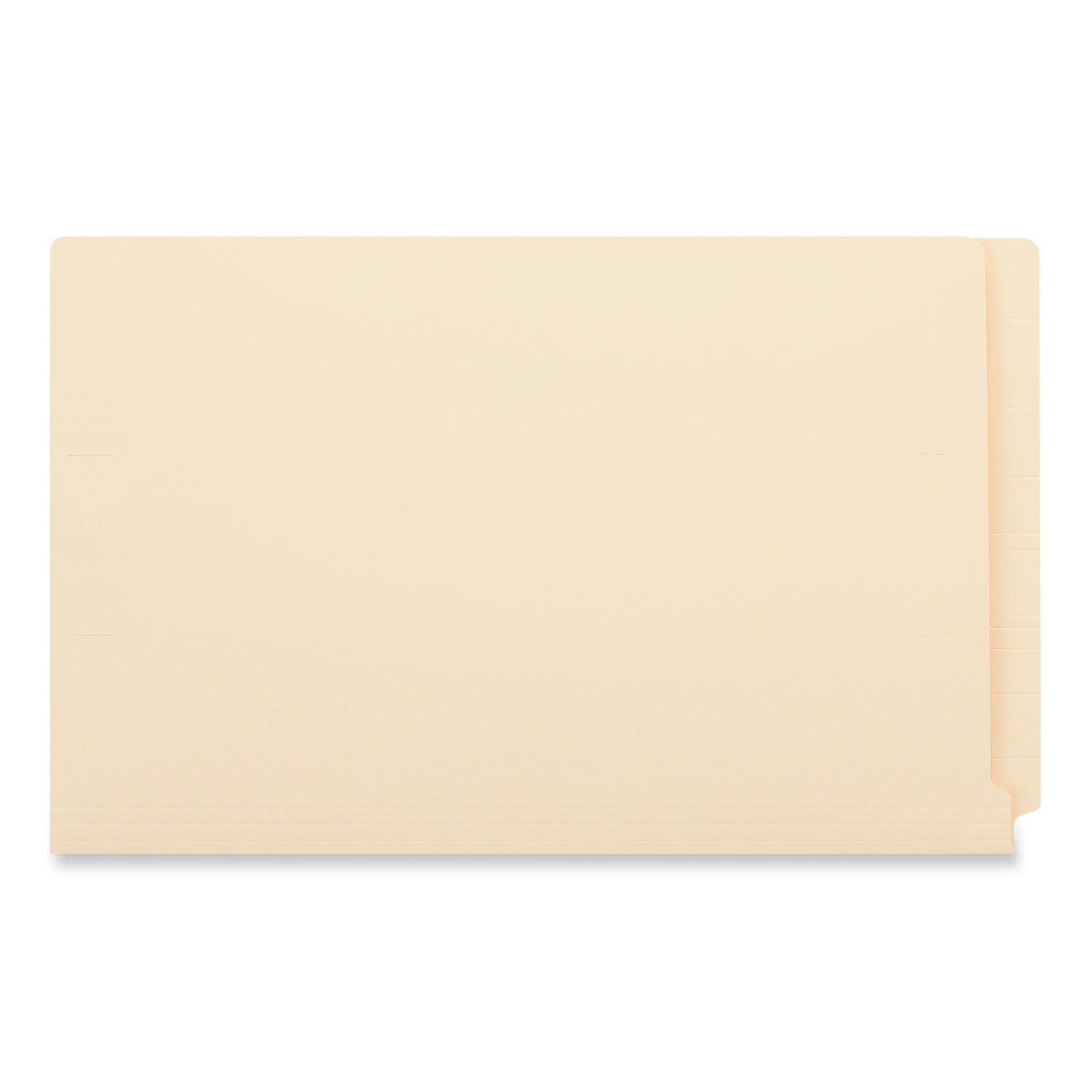 Universal Reinforced End Tab File Folders with Two Fasteners, Straight ...