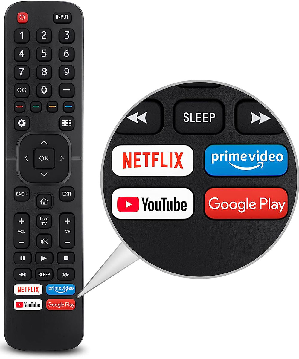 New Replaced Remote Control fit for Element Digital LED TV ELEFW408 ...