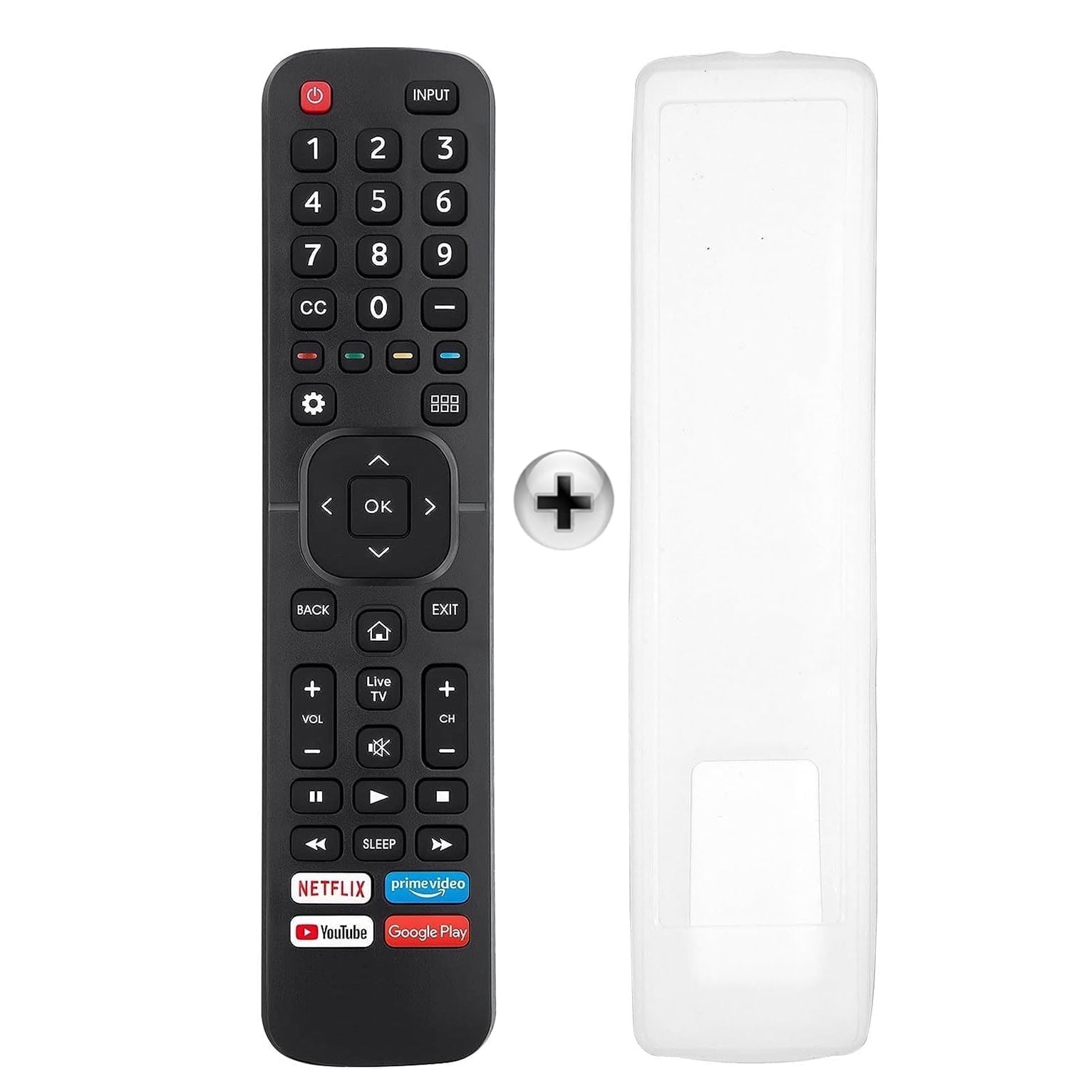 UORLEN Universal Remote, Compatible with Hisense 4K LED HD UHD Smart ...
