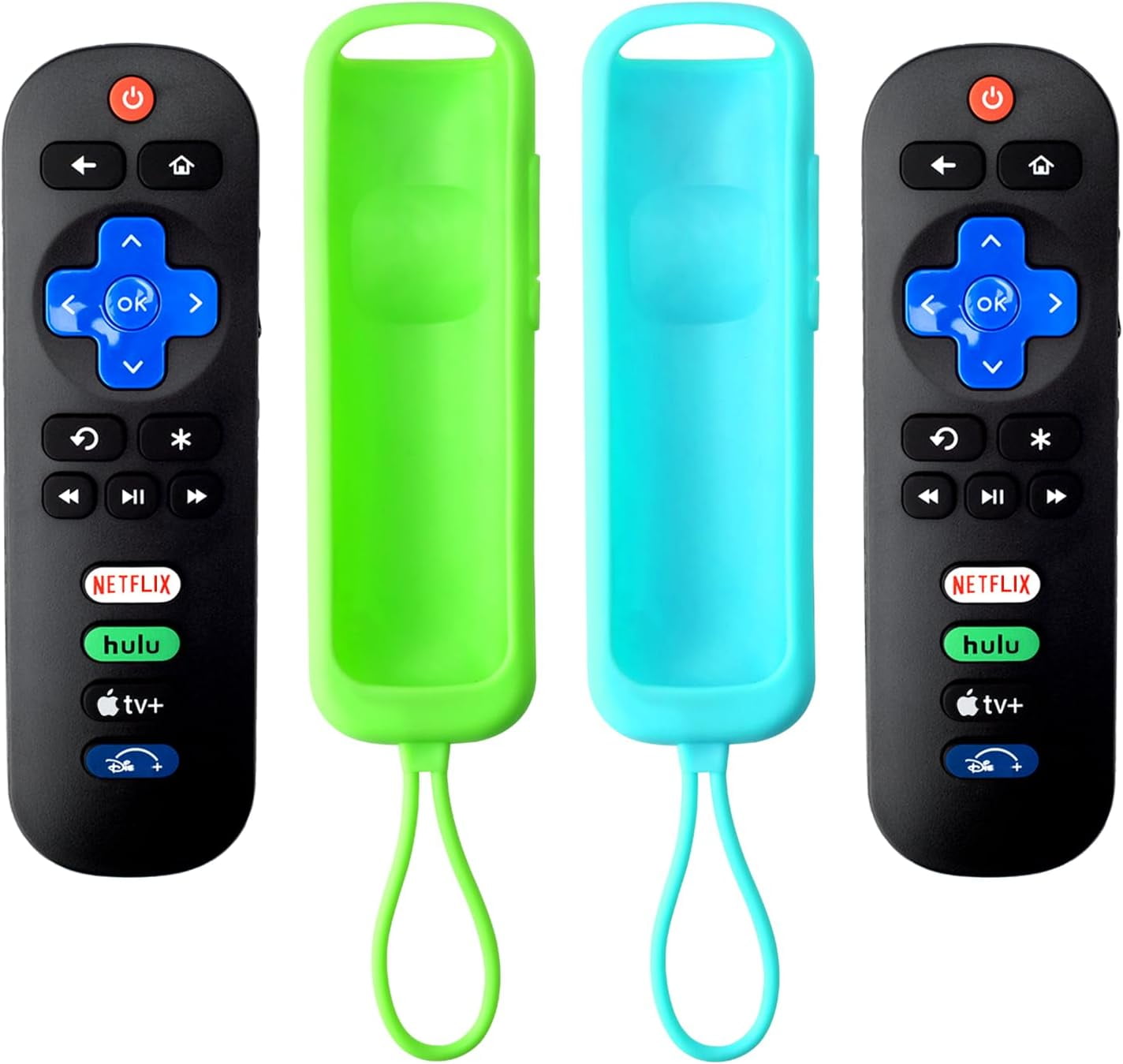 Universal Remote for Roku TV【Pack of 2】 , Replacement Remote Compatible ...