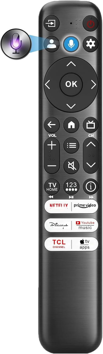 Universal Remote for All TCL TV Remote Replacement, Motion Backlit ...