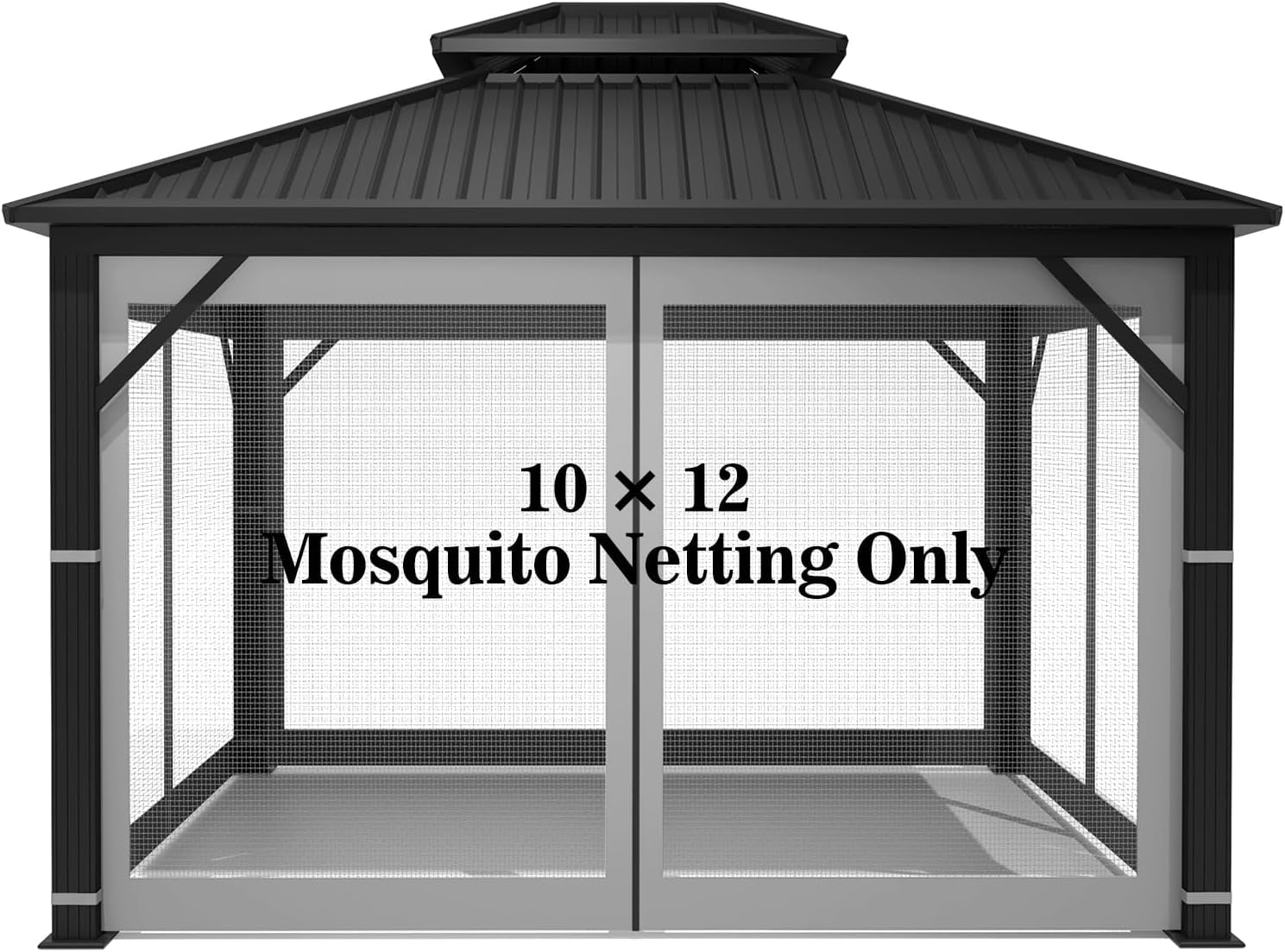 Universal Replacement Mosquito Netting – Hugline 10' x 12' Outdoor Mesh ...