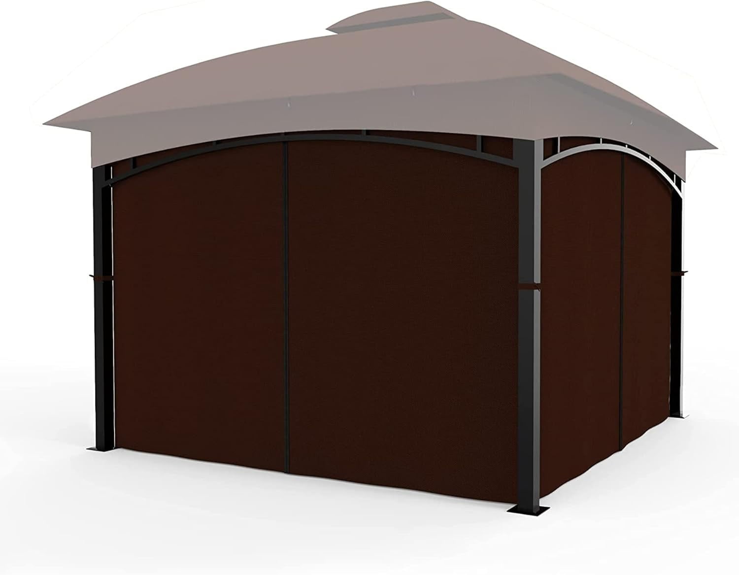 Universal Replacement Privacy Curtains 4-Panels sidewall with Zipper ...