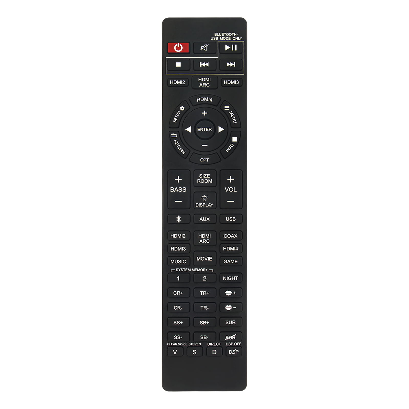 Universal Replacement Remote Control Compatible with Nakamichi ...