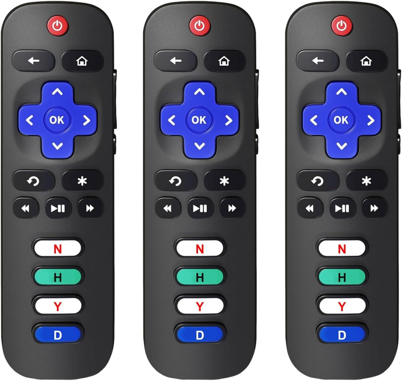 Universal Replacement Remote Control for Roku Smart TV, Compatible with ...